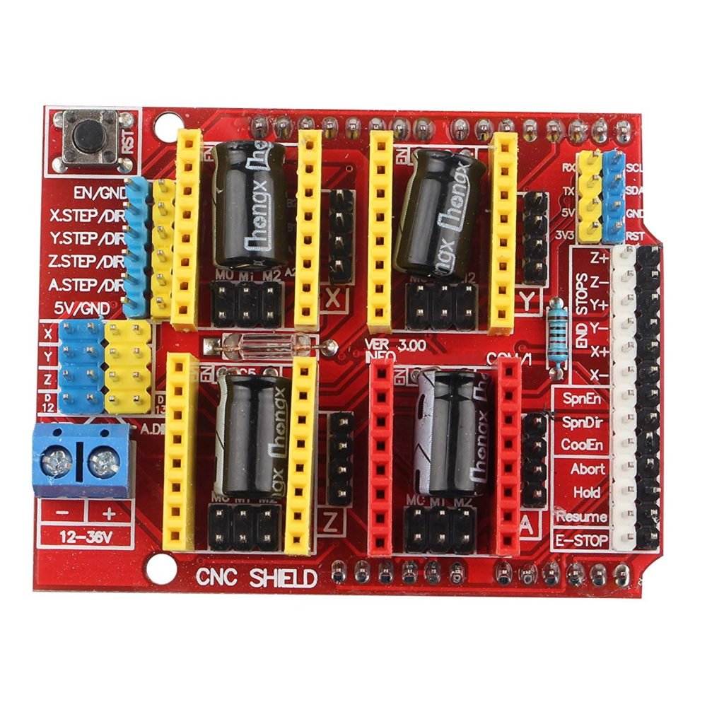 CNC Shield V3 – CIRCUITO FACIL COMPONENTES ELETRONICOS – ESP32 ESP8266 ...