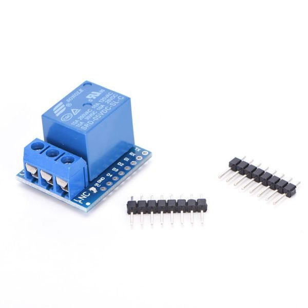 Relé Shield 1 Canal 5V P/ Wemos D1 Mini – CIRCUITO FACIL COMPONENTES ...