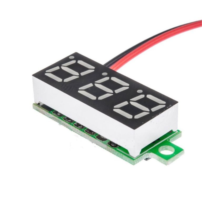 Mini Voltímetro Digital DC – CIRCUITO FACIL COMPONENTES ELETRONICOS ...